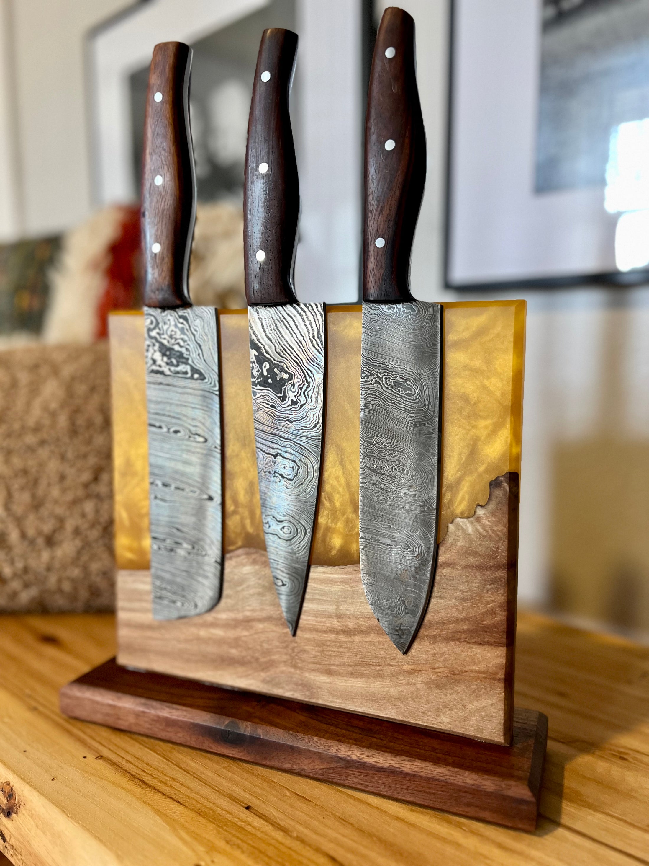 Magnetic Knife Block (Custom Order) – MacArthur Woodworks